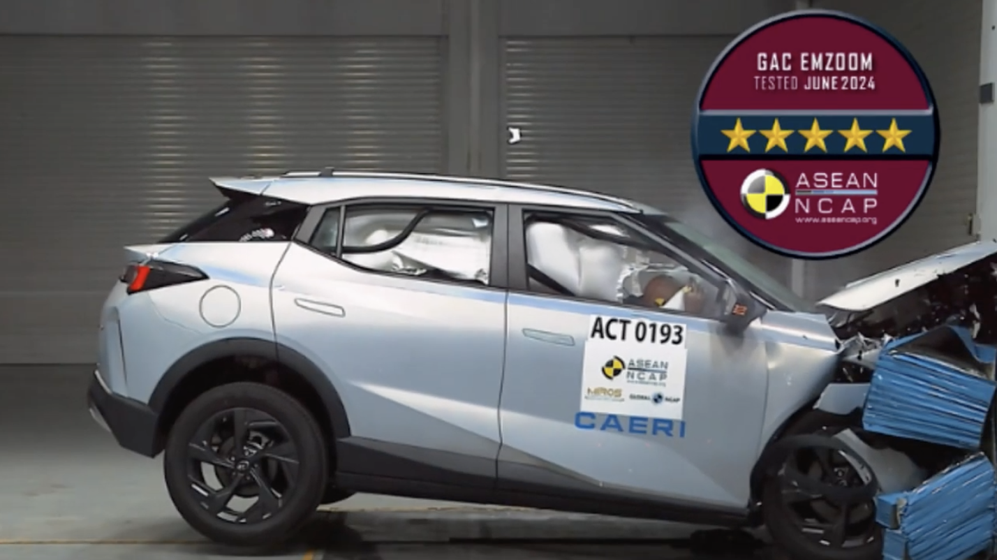 GAC GS3 Emzoom Scores Full 5-Star Rating From ASEAN NCAP - Automacha
